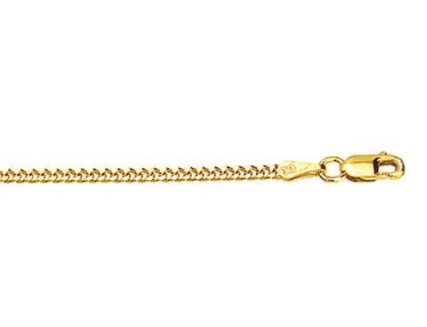 SOLID DIAMOND CUT CURB CHAIN 2.0MM | Golden Mile Jewellery ...