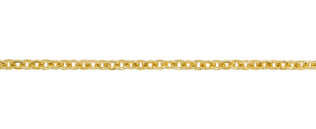 SOLID HAMMERED CABLE CHAIN 1.5MM | Golden Mile Jewellery Manufacturers ...