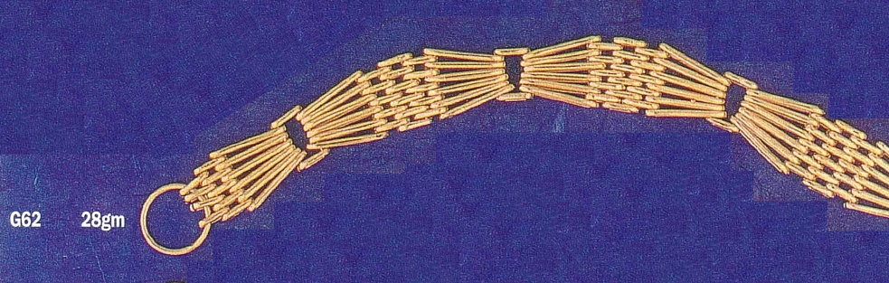 SOLID GATE 6 BAR FAN STYLE | Golden Mile Jewellery Manufacturers - Website