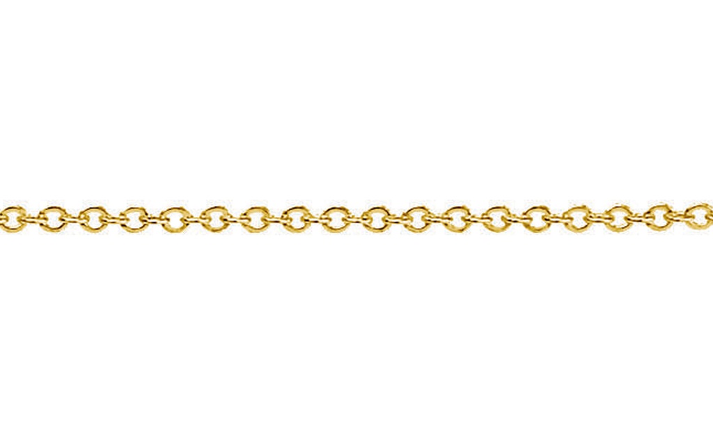SOLID HAMMERED CABLE CHAIN 1.8MM | Golden Mile Jewellery Manufacturers ...