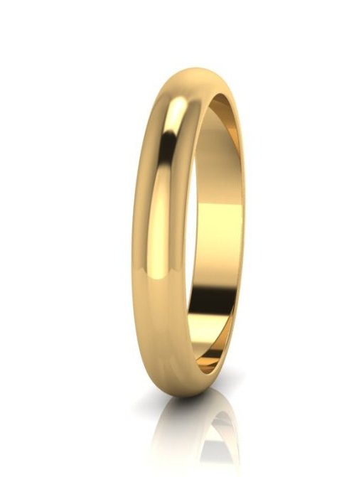 SOLID D SHAPE 12MM BANGLE | Golden Mile Jewellery Manufacturers - Website