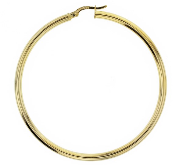 375/925 3MMx50MM PLAIN HOOP | Golden Mile Jewellery Manufacturers - Website