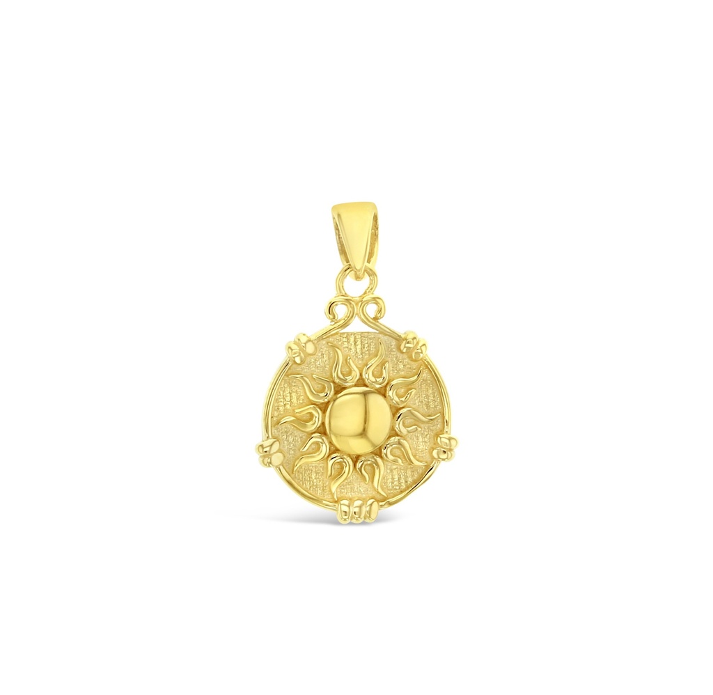 9Y SUN DISC PENDANT | Golden Mile Jewellery Manufacturers - Website